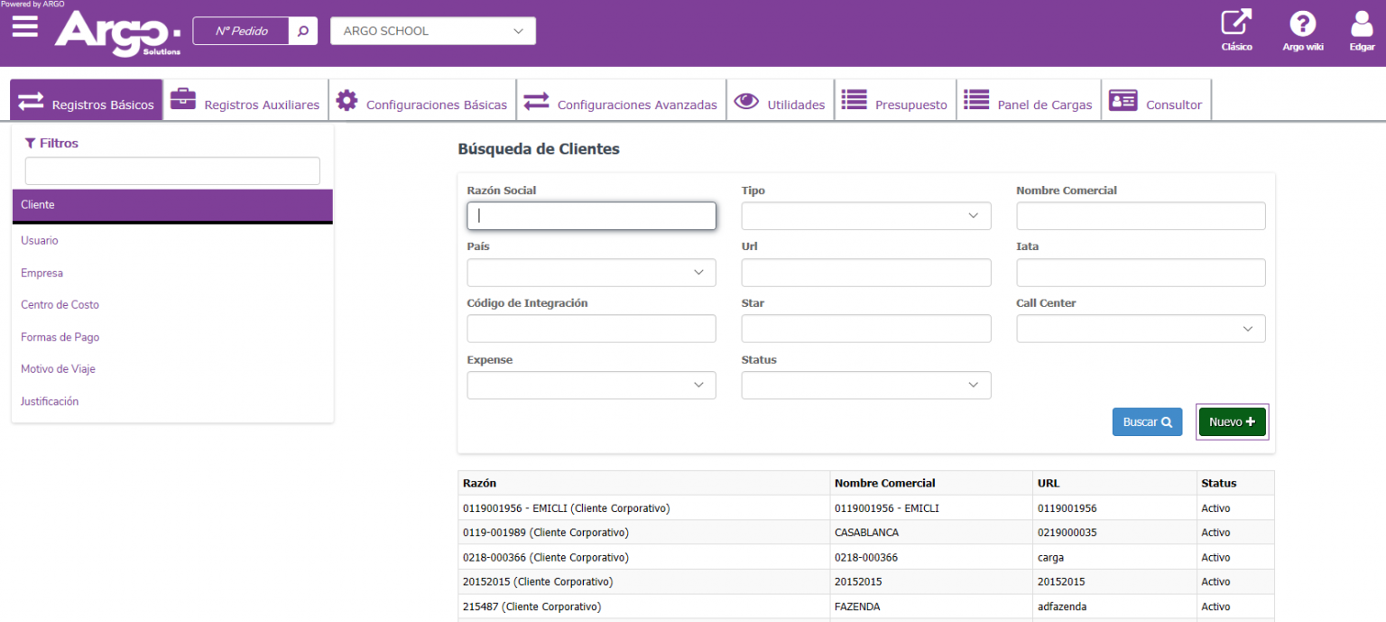 Administrador I - Configuración del Cliente - Wiki Argo