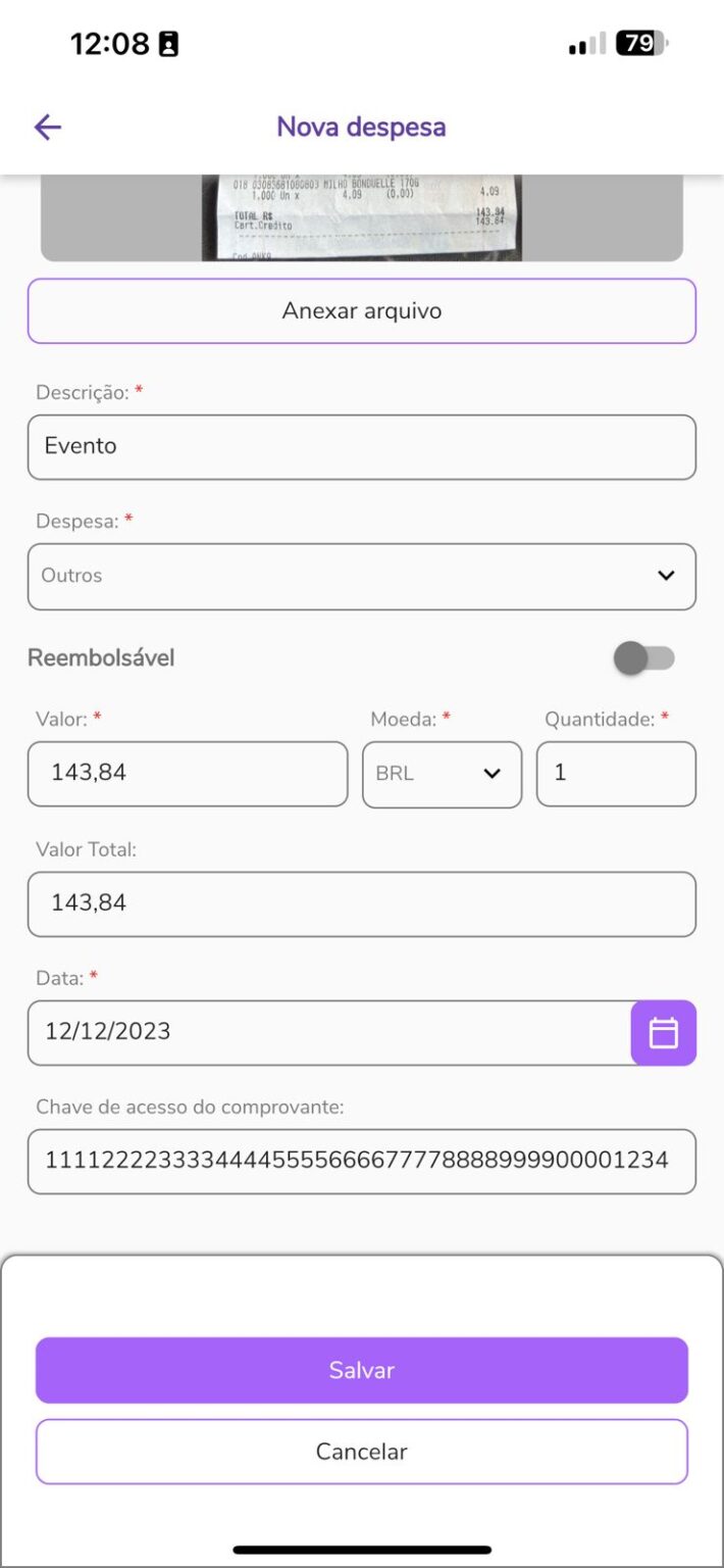 Como lançar uma despesa a partir do My Argo? - Argo Wiki