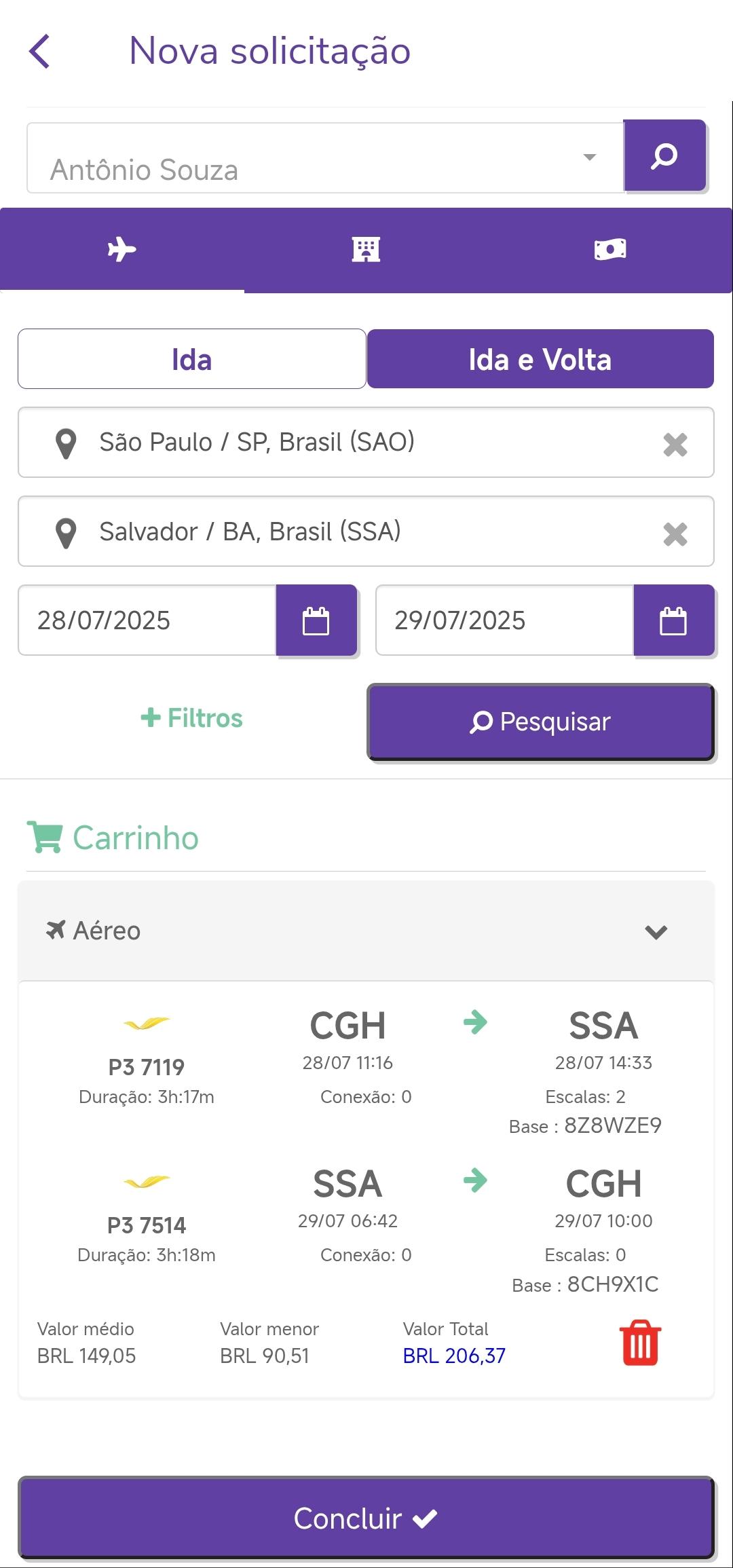 Como efetuar uma reserva de aéreo no My Argo? - Argo Wiki